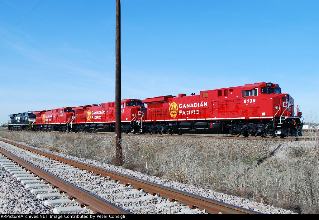 On Delivery Track GE Plant - NS 4146 GE AC44C6M, CP 8132, CP 8130, CP 8135 all new AC4400CWM